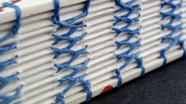 Introduction to Bookbinding #3, Exposed Spine Bindings